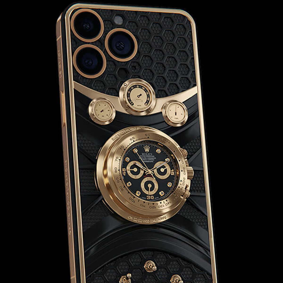 Caviar’s Bonkers New iPhones Come Encrusted With a Rolex Daytona | Robb ...