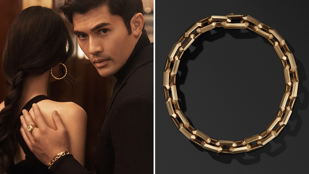 Actor Henry Golding Showcases David Yurman’s Glitzy New Gold and ...