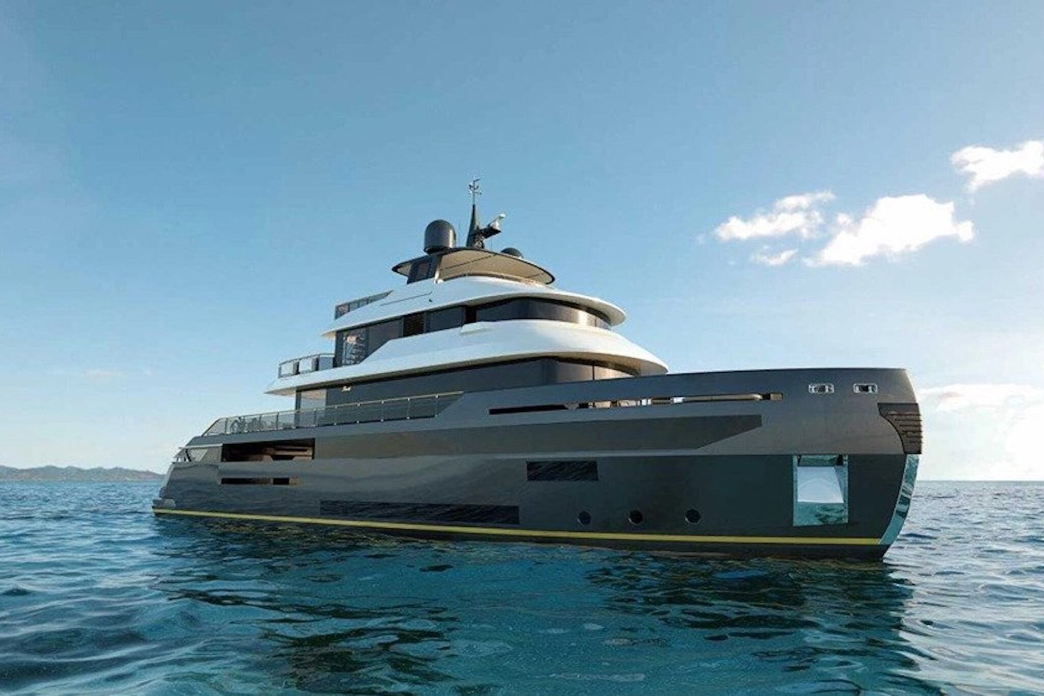 This Stylish New 131-Foot Superyacht Has an All-Glass Infinity Pool on ...