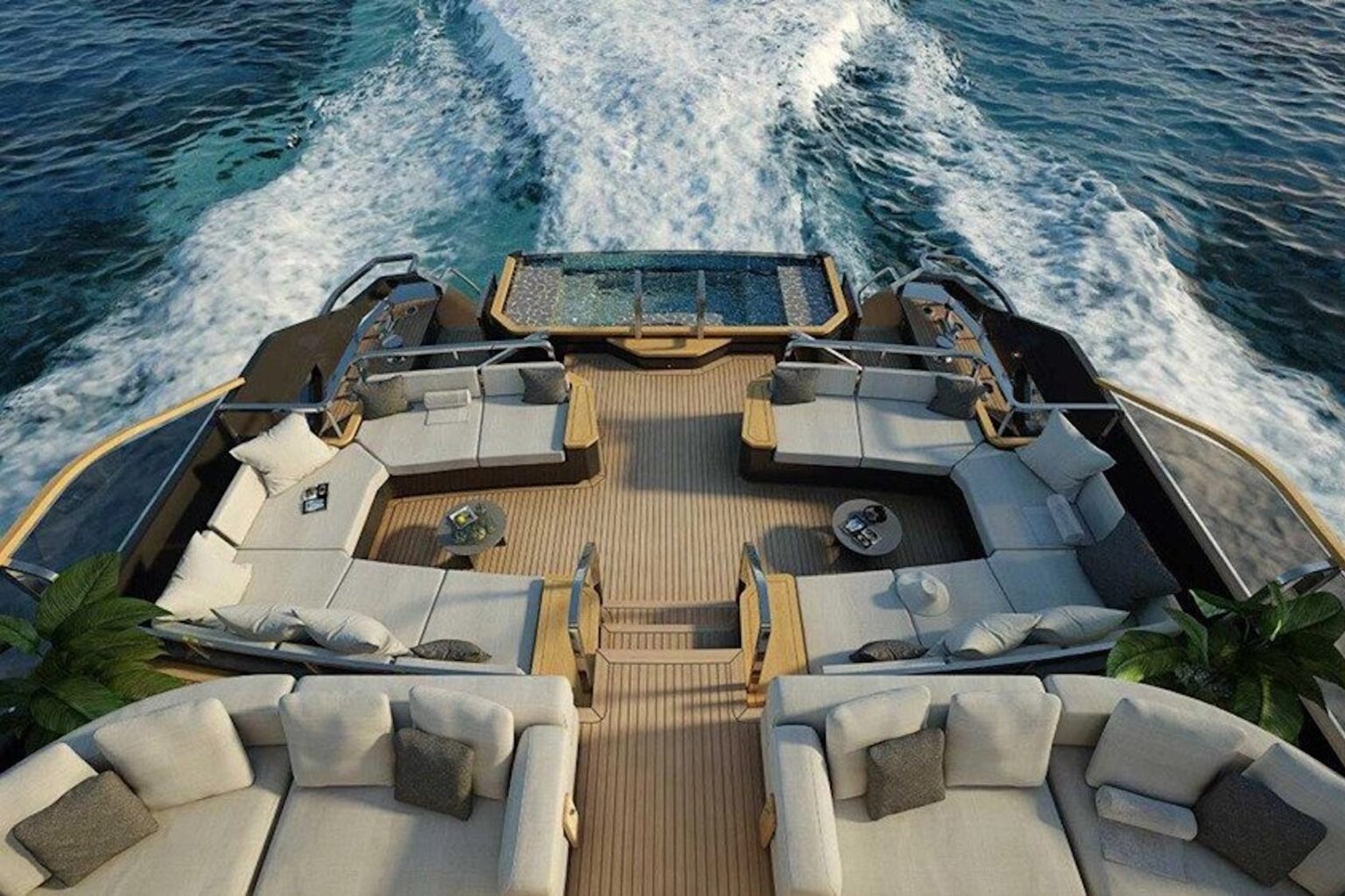 This Stylish New 131-Foot Superyacht Has an All-Glass Infinity Pool on ...