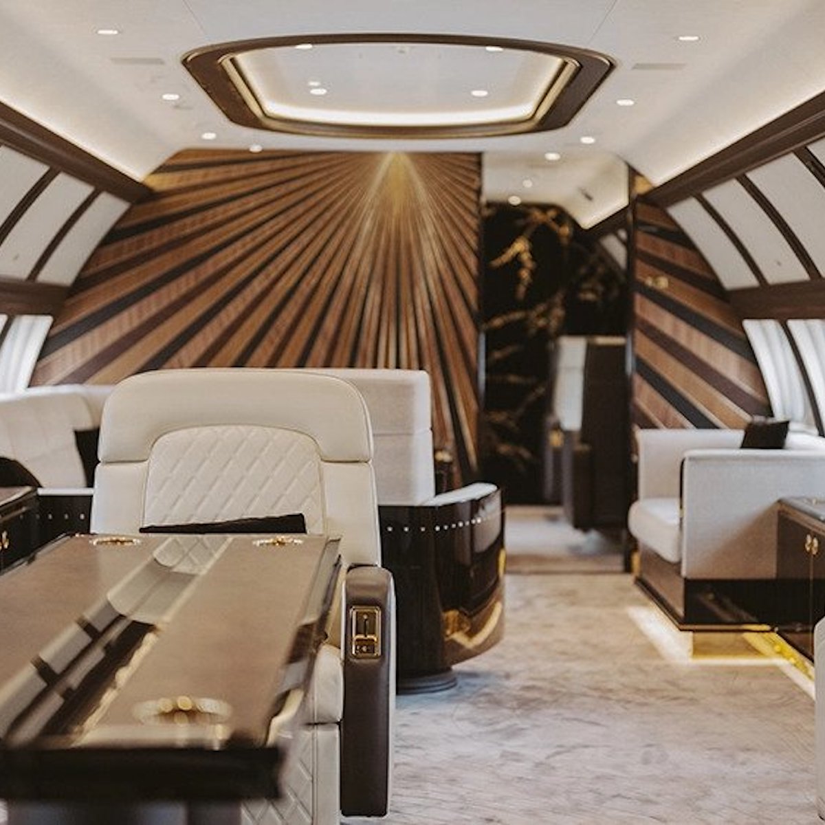 Private Jet Interiors Are Now Canvases for Artistic, One-of-a-Kind ...