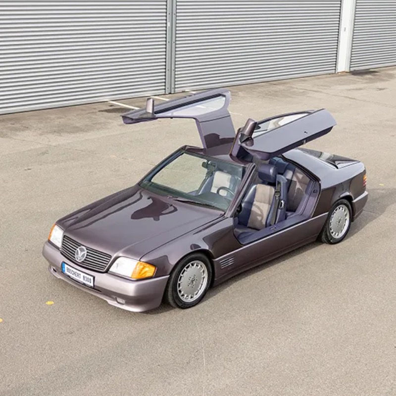 This Bonkers Custom Mercedes-Benz 300CE With Gullwing Doors Could Be ...